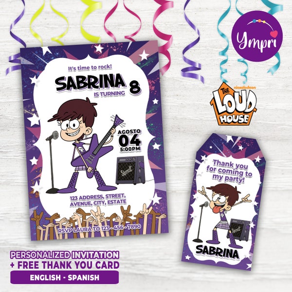 The Loud House Party Invitation - Etsy