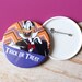 Disney Donald Duck Vampire Halloween Button Pin Badge Disney - Etsy