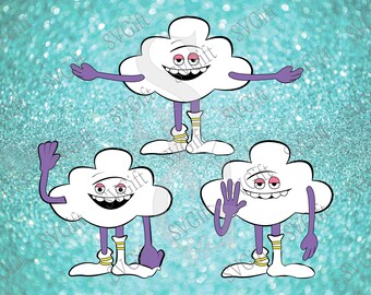 Cloud guy trolls | Etsy