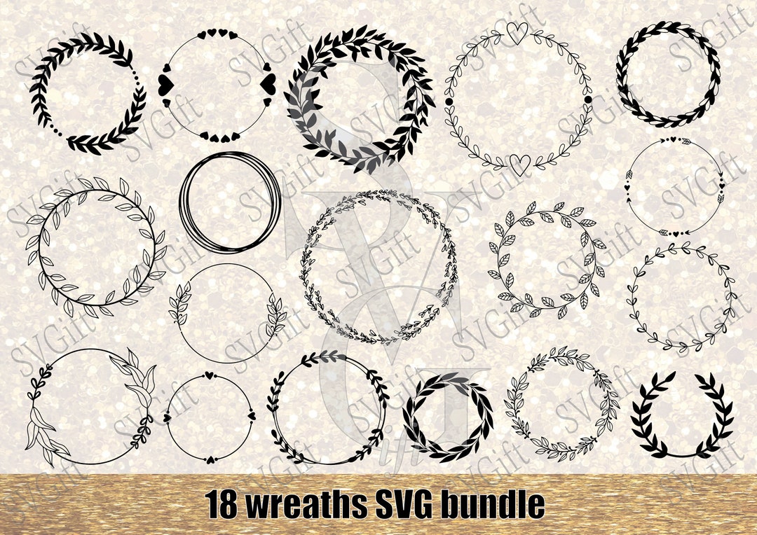 18 Wreaths Svg Bundle Family Name Wreath Svg Welcome Sign - Etsy