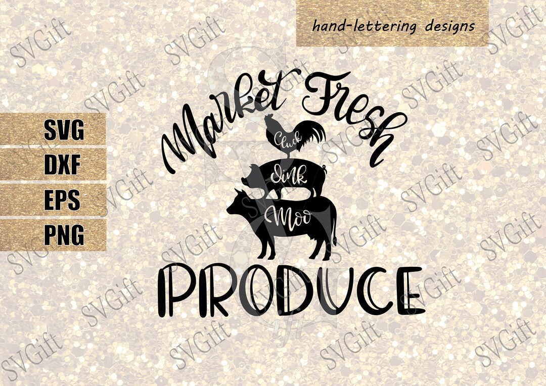 Market Fresh Produce Svg Farmhouse Svg Welcome to Our - Etsy