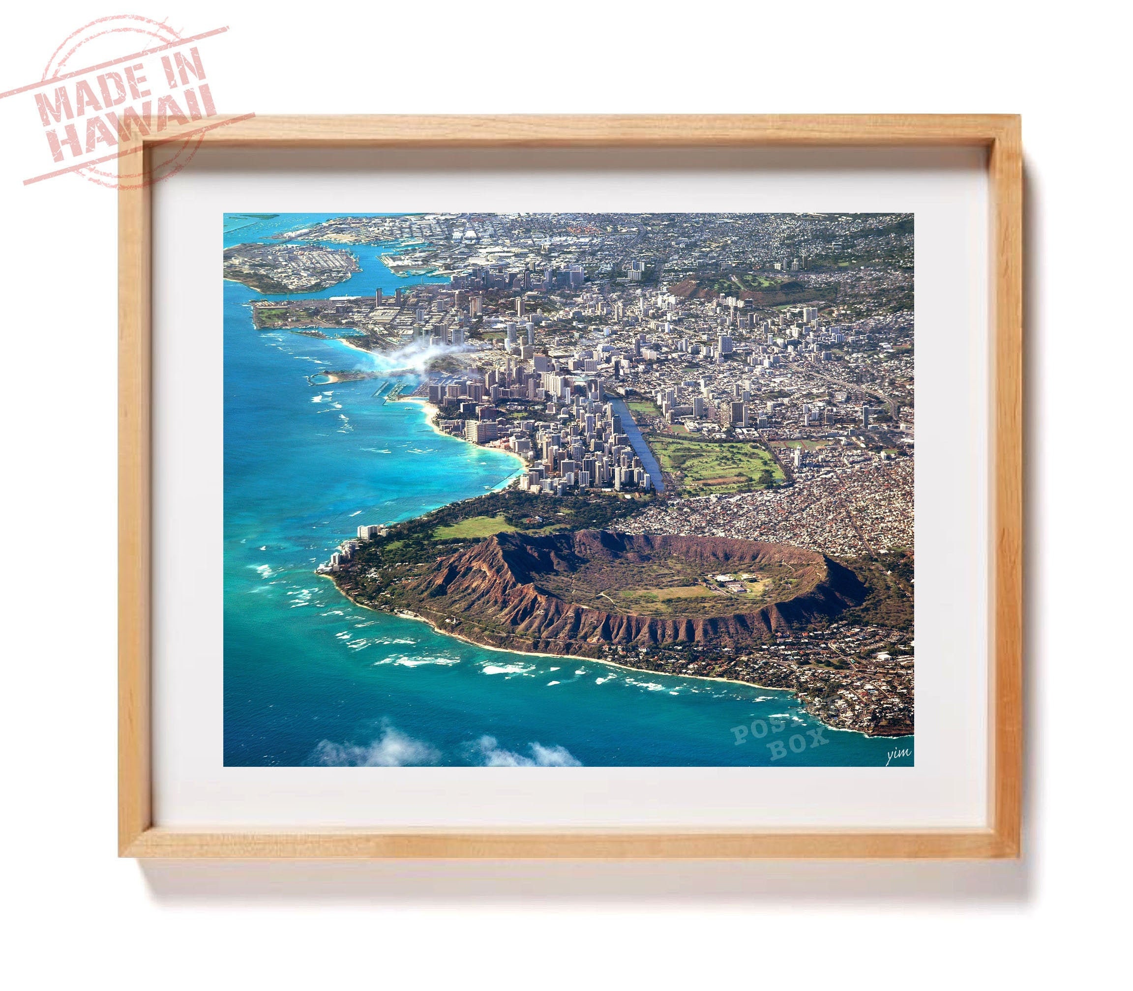 Diamond Head 18x24 Poster Art Print Diamond Head Waikiki | Etsy