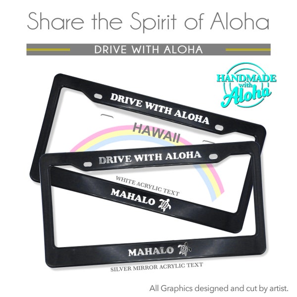 Lei License Plate Frame - Etsy