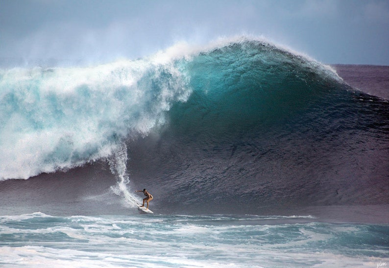 Wave Rider 24 x36 Poster Art Print Wave Ocean Print | Etsy