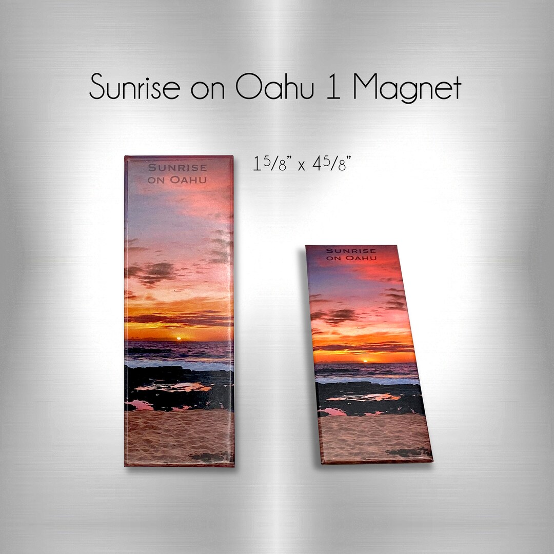 Sunrise on Oahu Panoramic Magnet Chinaman's Hat, Koi Pond at Koolau ...