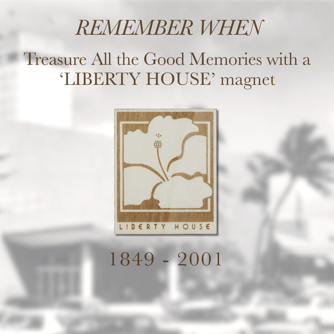 LIBERTY HOUSE Store Magnet. Own a Piece of History With an Engraved ...