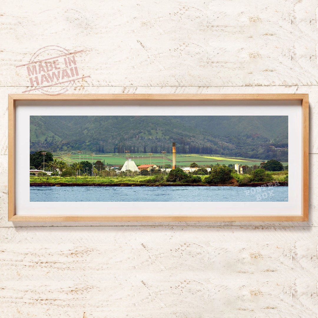 Old Waialua Sugar Mill - 10x30 PHOTO Print, North Shore, Oahu,haleiwa ...