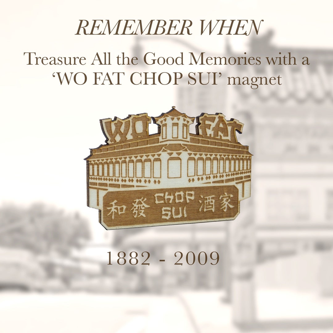 WO FAT Chop Sui Magnet. Own a Piece of History With an Engraved Magnet ...