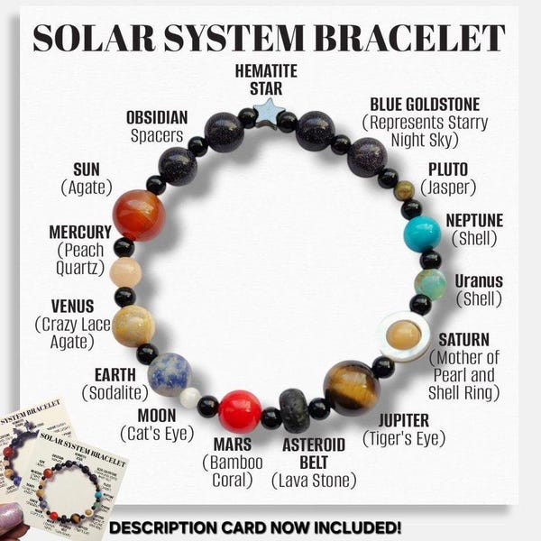 Solar System Jewelry - Etsy