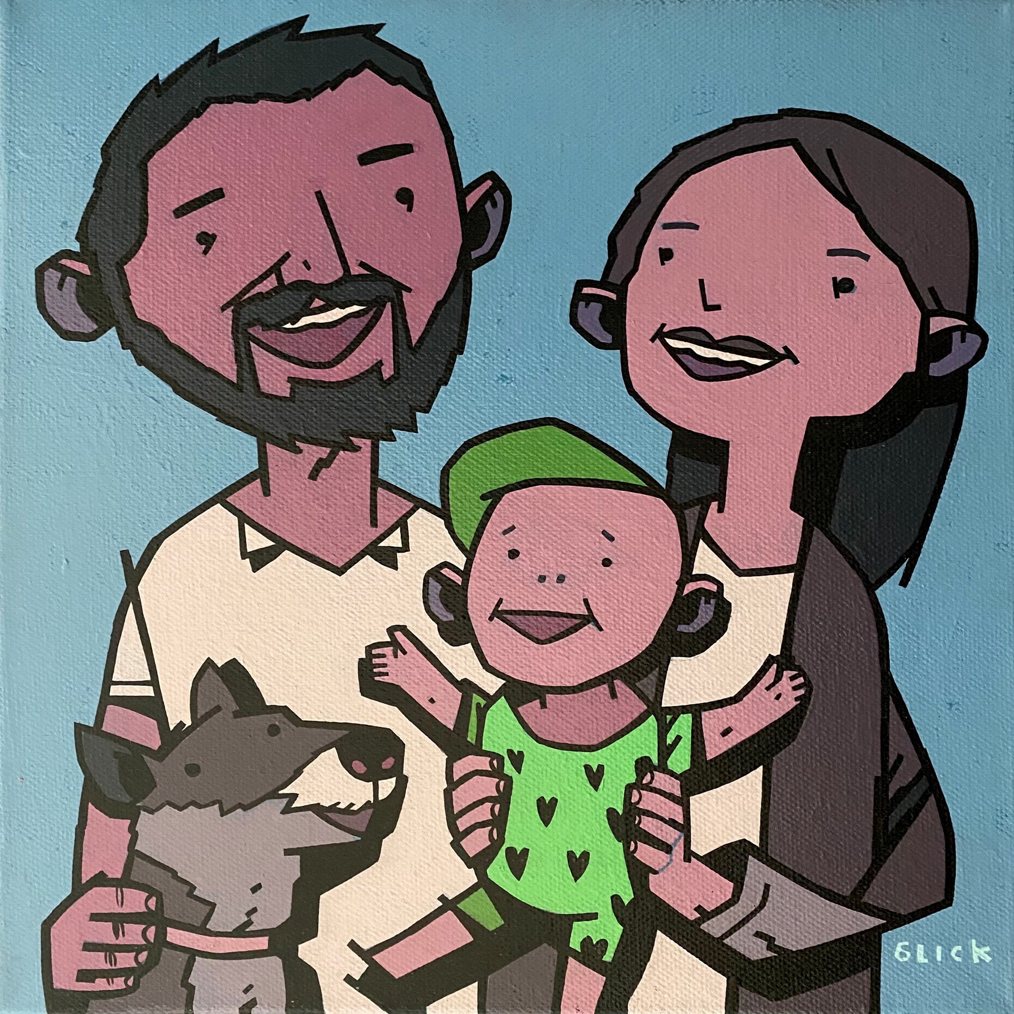 Custom People Portrait / Painting | Etsy
