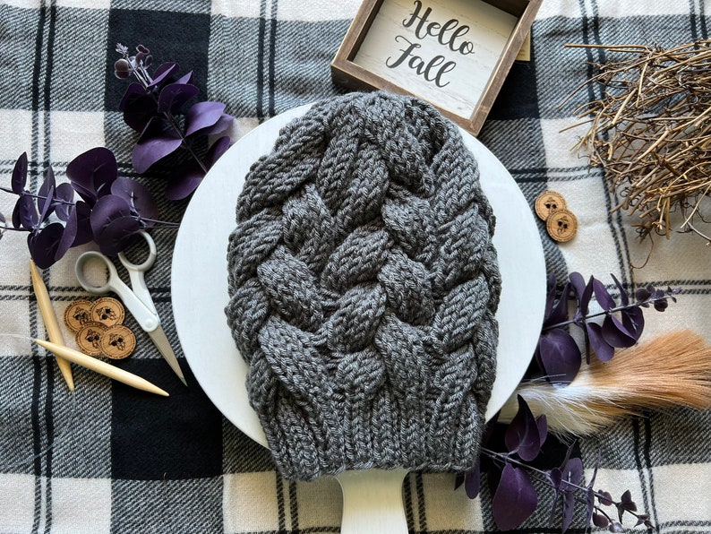 The Deborah Beanie. Knit Cable Beanie. Womens Knit Hat. - Etsy