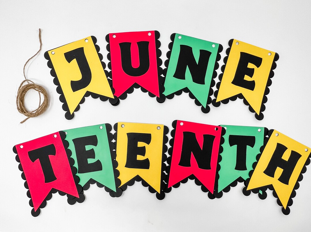Juneteenth Banners Juneteenth Party Decor 1865 Freedom Day - Etsy