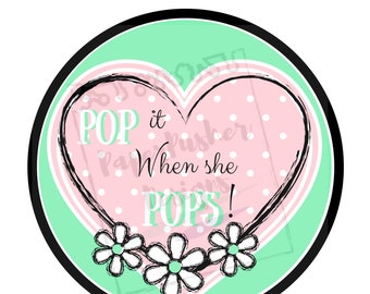 Pop it when she pops | Etsy