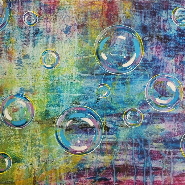 Bubbles Painting - Etsy
