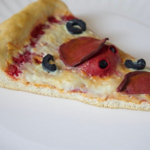 Polymer Clay Pizza Creature Sculpture - Etsy