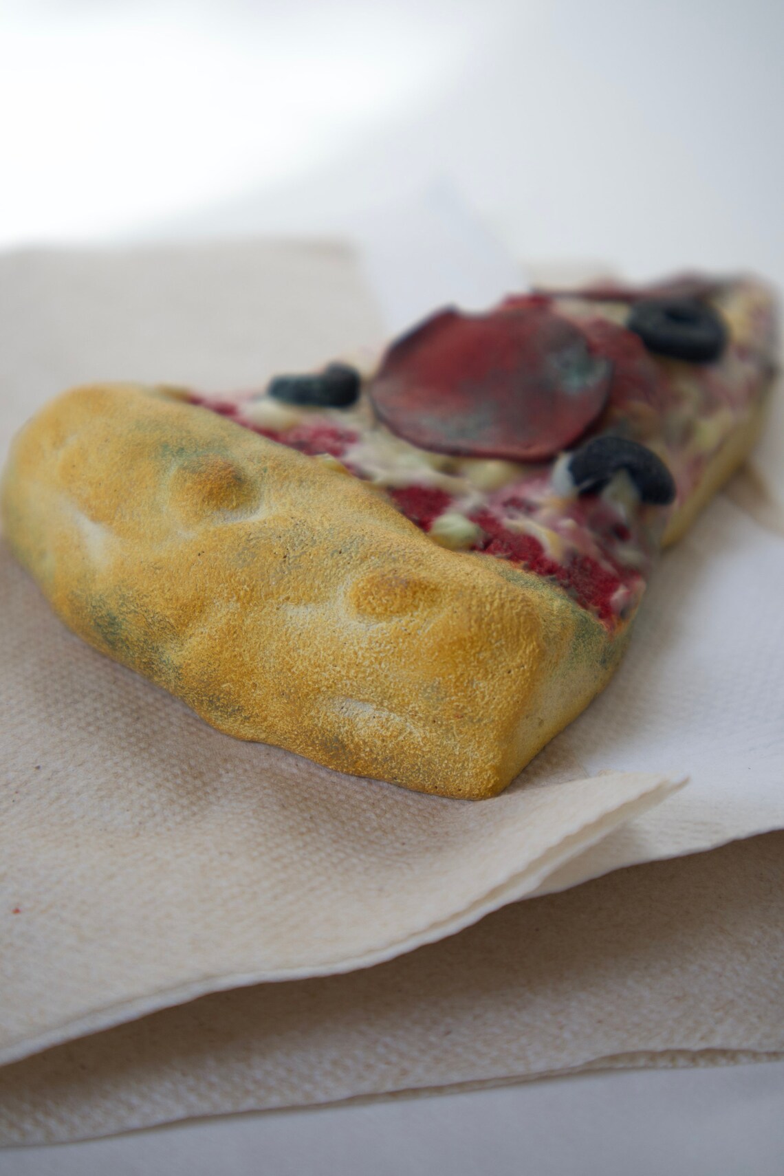 Polymer Clay Moldy Pizza Creature Sculpture - Etsy