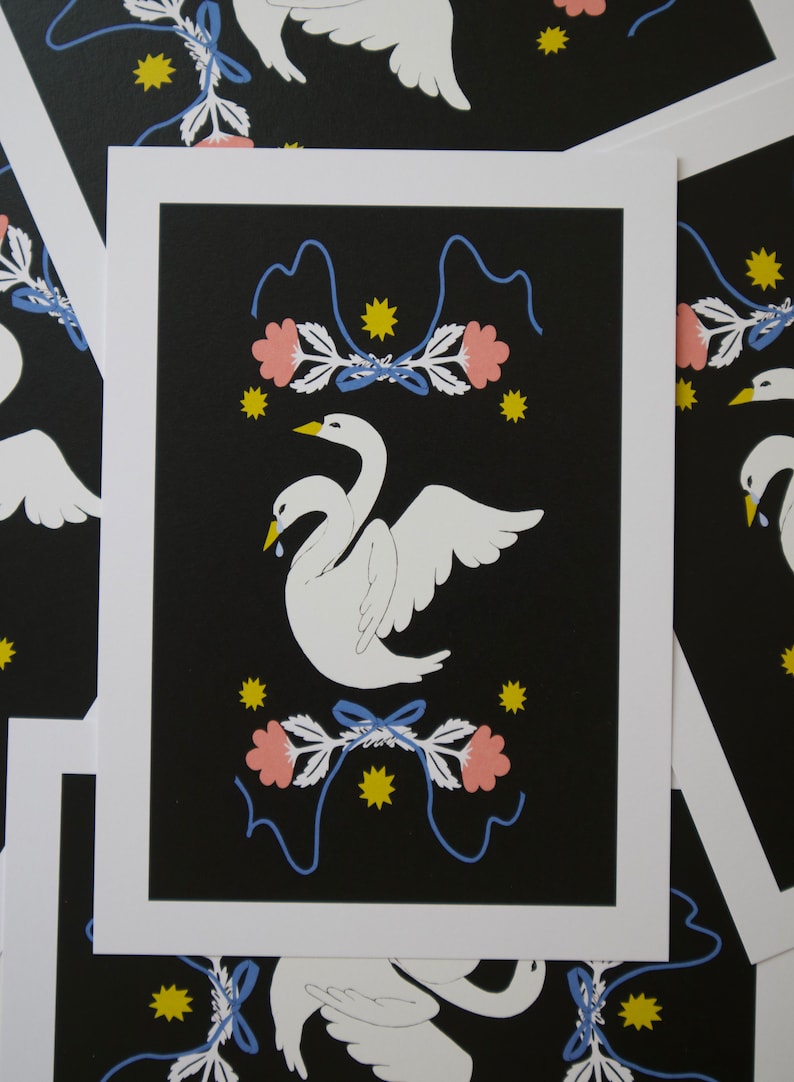 Tears of the Two-headed Swan 5x7 Art Print - Etsy