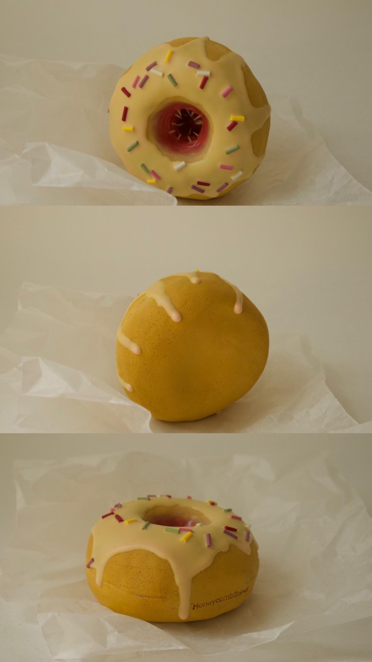 Polymer Clay Donut Creature Sculpture - Etsy