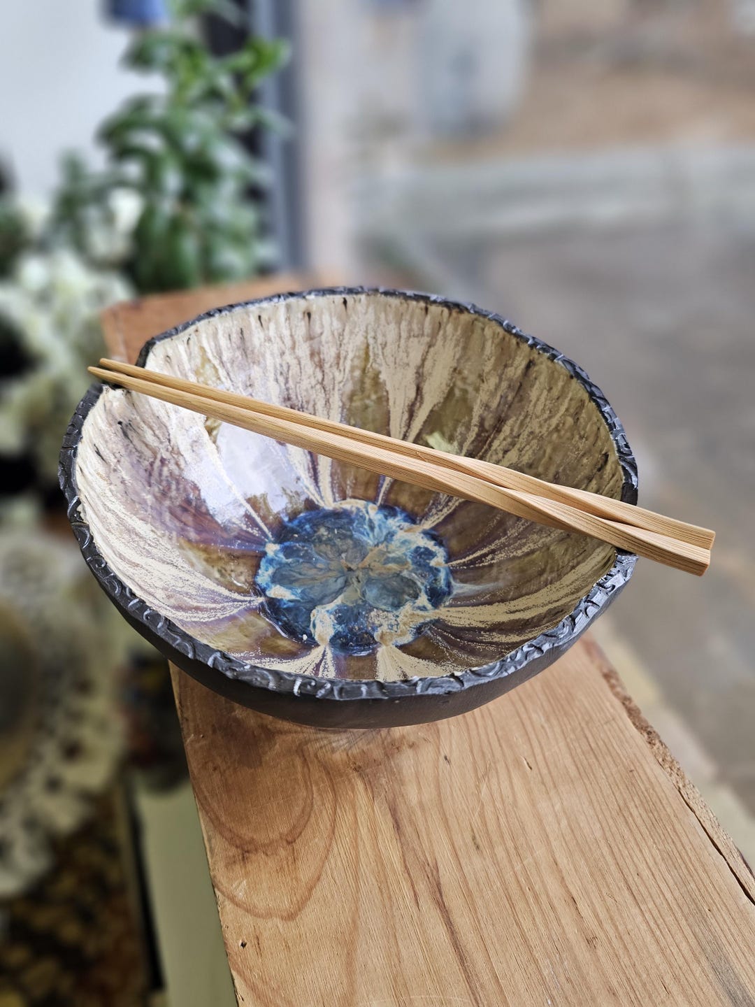 Handmade Ceramic Ramen Noodle Bowl - Etsy