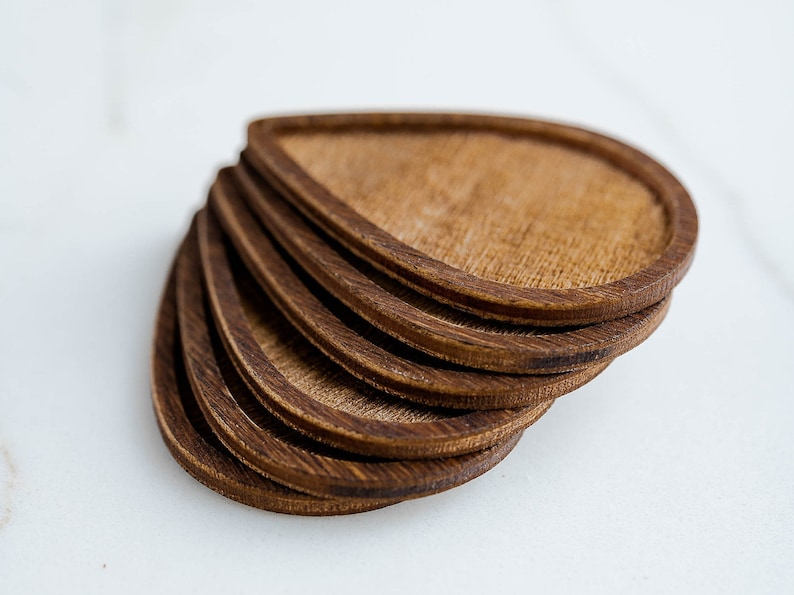 Teardrop Frame Bezel Wood Earring Blanks Free Matching SVG - Etsy
