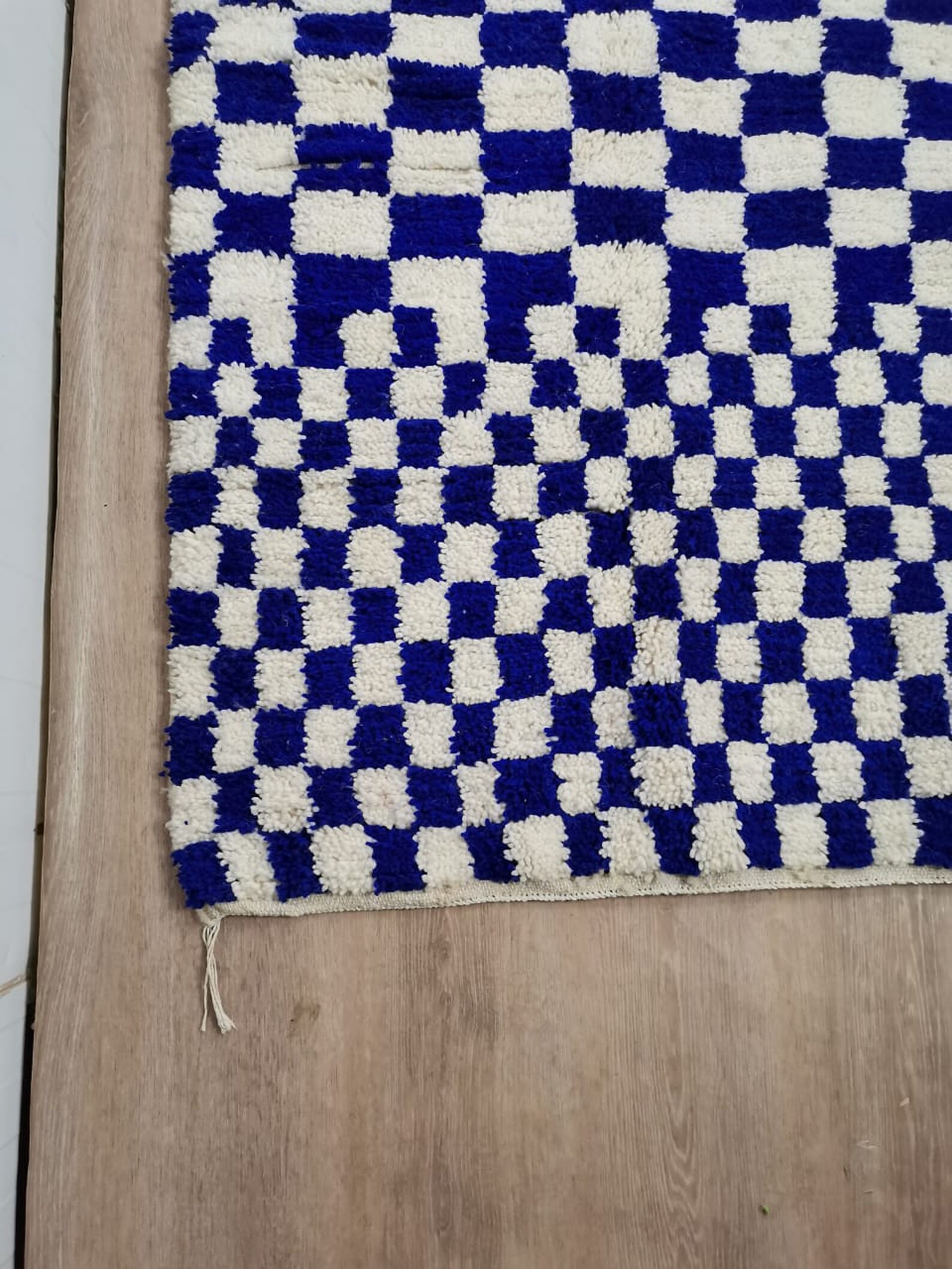 Large Checkered Area Rug Moroccan Checkerboard Rug - Etsy
