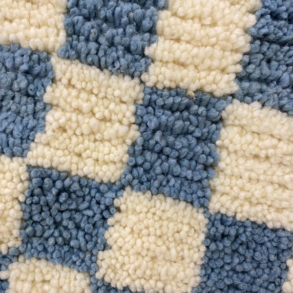 Checkered Rug - Etsy