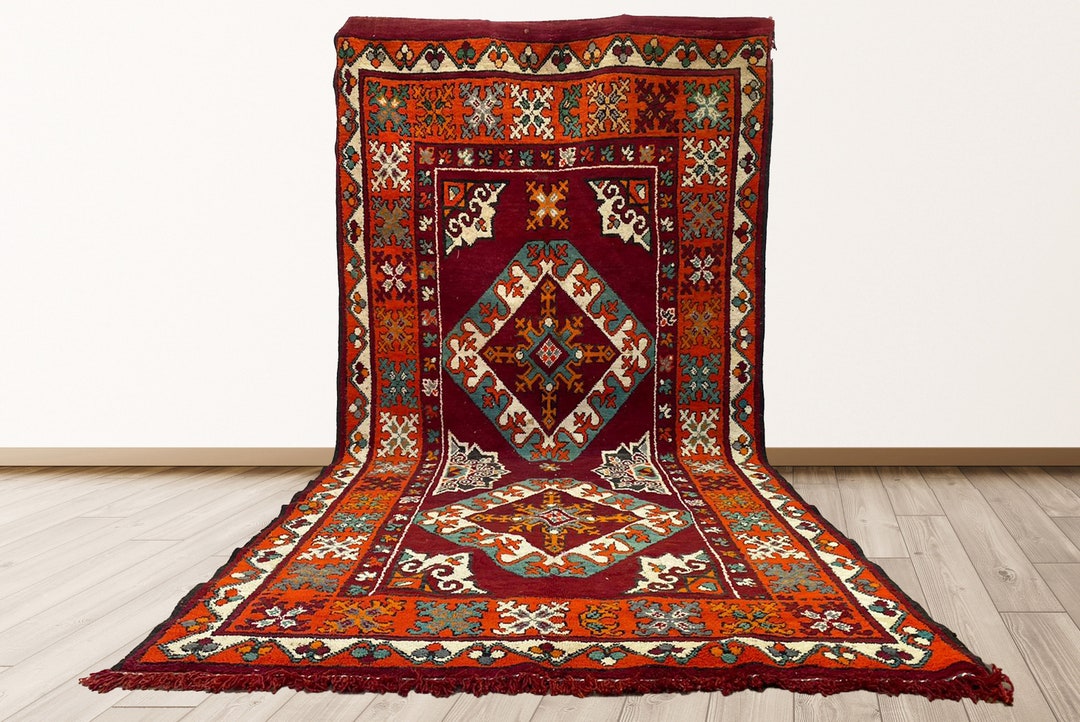 Extra Large Azilal Moroccan Vintage 7x13 Feet Rugs, Moroccan Vintage ...