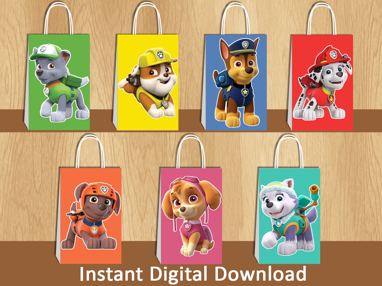 Paw Patrol FAVOR BAGS Paw Patrol Birthday Paw Patrol Party Etsy paw-patrol-favor-bags-paw-patrol-birthday-paw-patrol-party-etsy