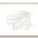 San Francisco MUNI Transit Printable Map - SF Train and Bus System ...