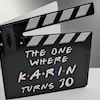 Friends Movie Clapper Board Birthday Cake Topper Personalised Set - Etsy UK