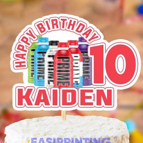 Prime Drink Cake - Etsy UK