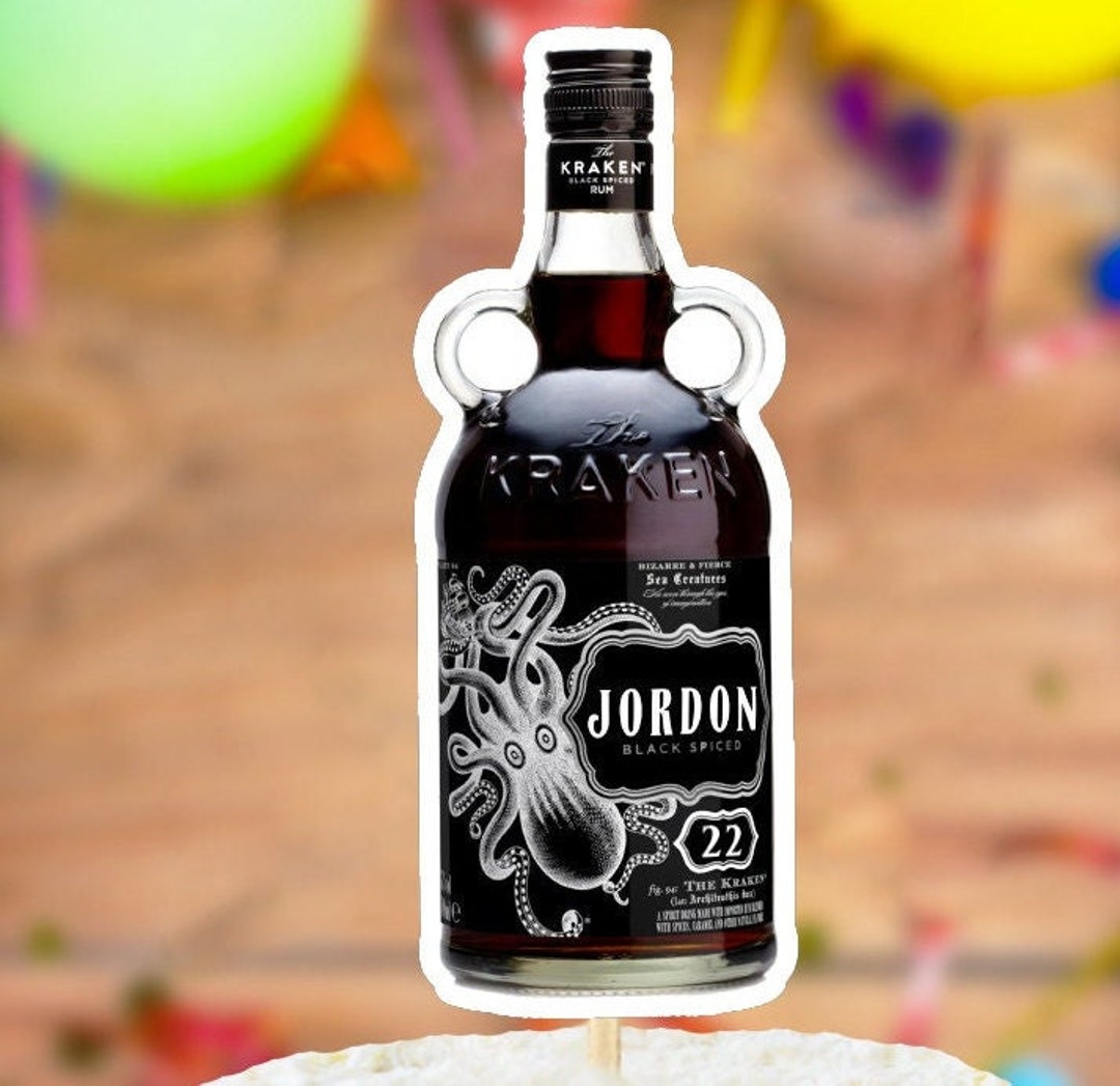 Rum PERSONALISED Birthday Cake Topper Any Name/ Age - Etsy UK