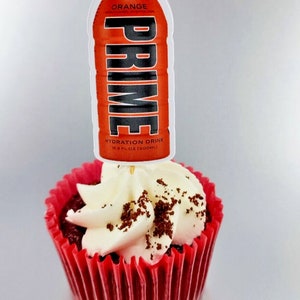 Prime Drink Personalised Cake Topper free 1st Class Post - Etsy