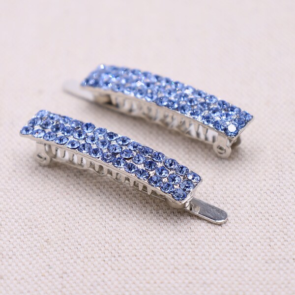 Blue Hair Clip - Etsy