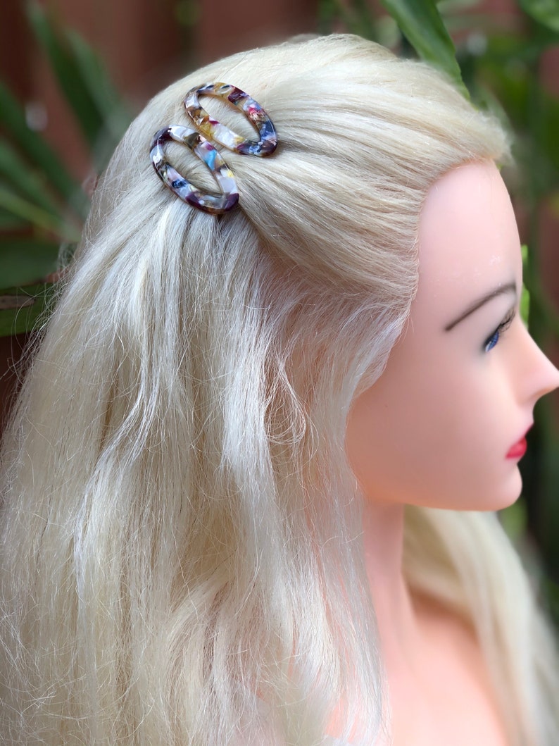 Tortoise Shell Hair Clips Tortoise Hair Clip Acetate Shell - Etsy