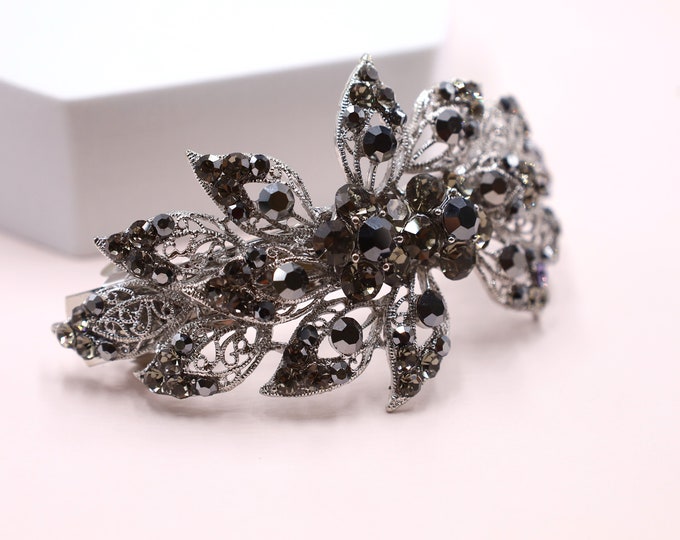 Mother of the Bride Hair Piece Gift From Bride Black Wedding Hair Piece ...