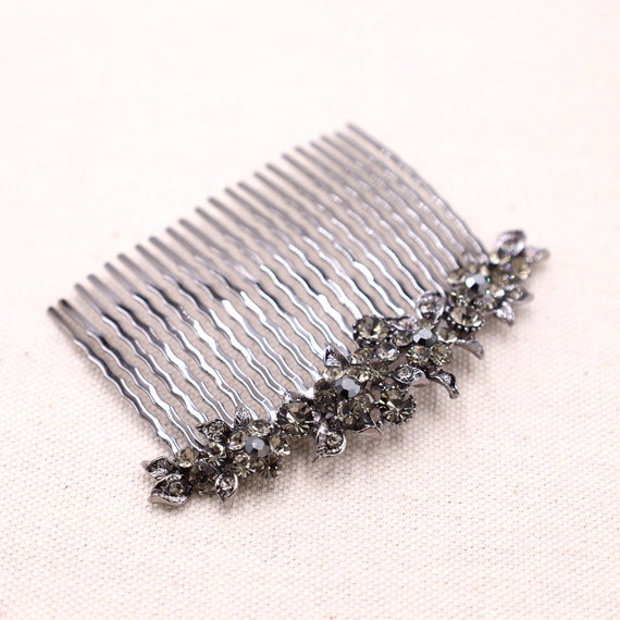 Black Decorative Side Comb Wedding Hair Comb Bridal Black - Etsy