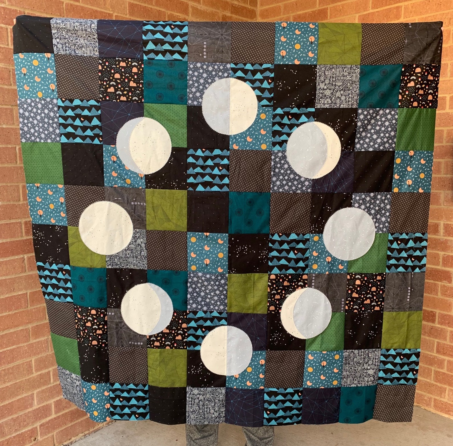 Lunar Phases Quilt Pattern - Etsy