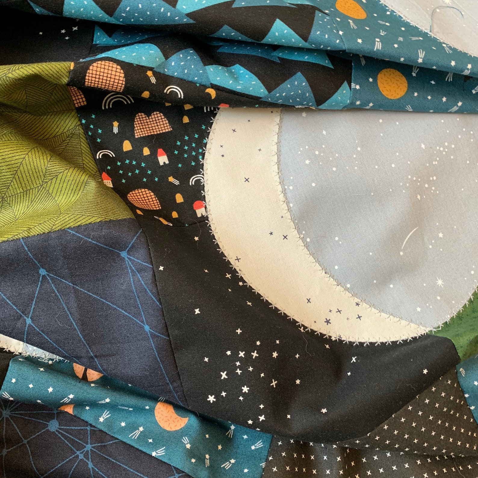 Lunar Phases Quilt Pattern - Etsy