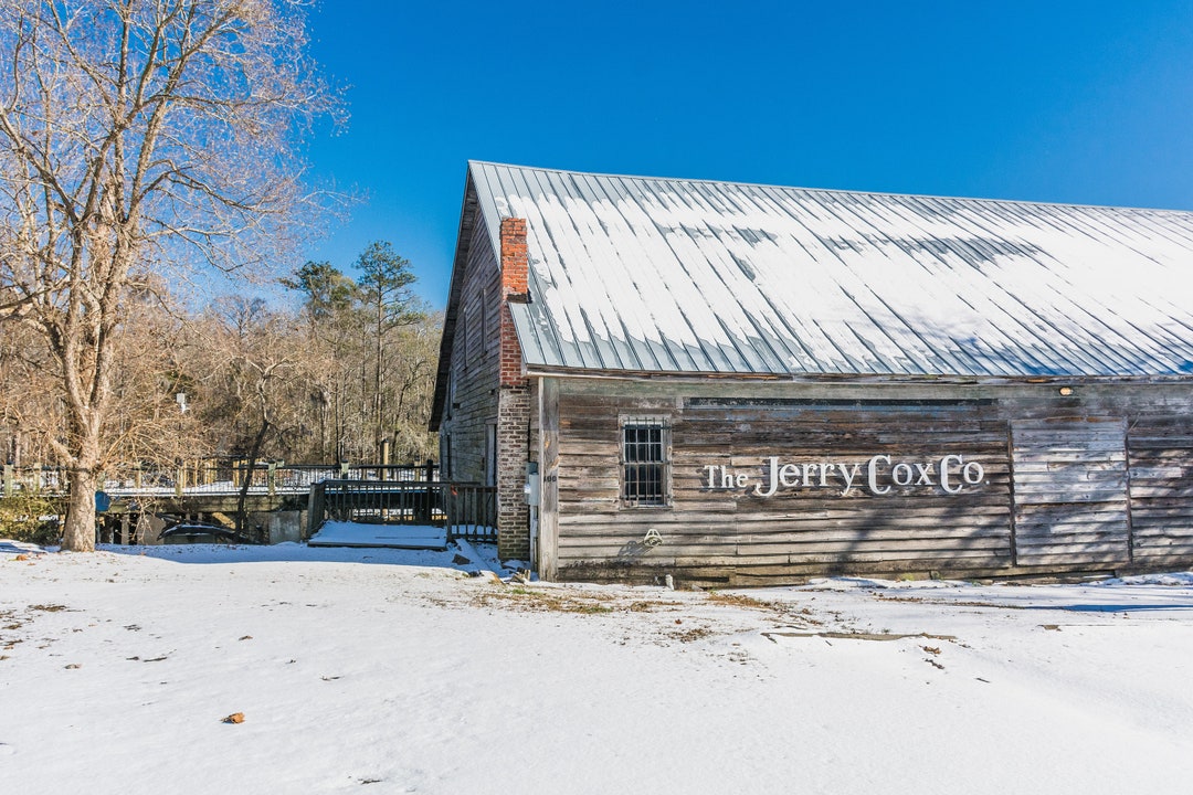 Photo Art Conway South Carolina Snow Jerry Cox Co. Rivertown Winter ...