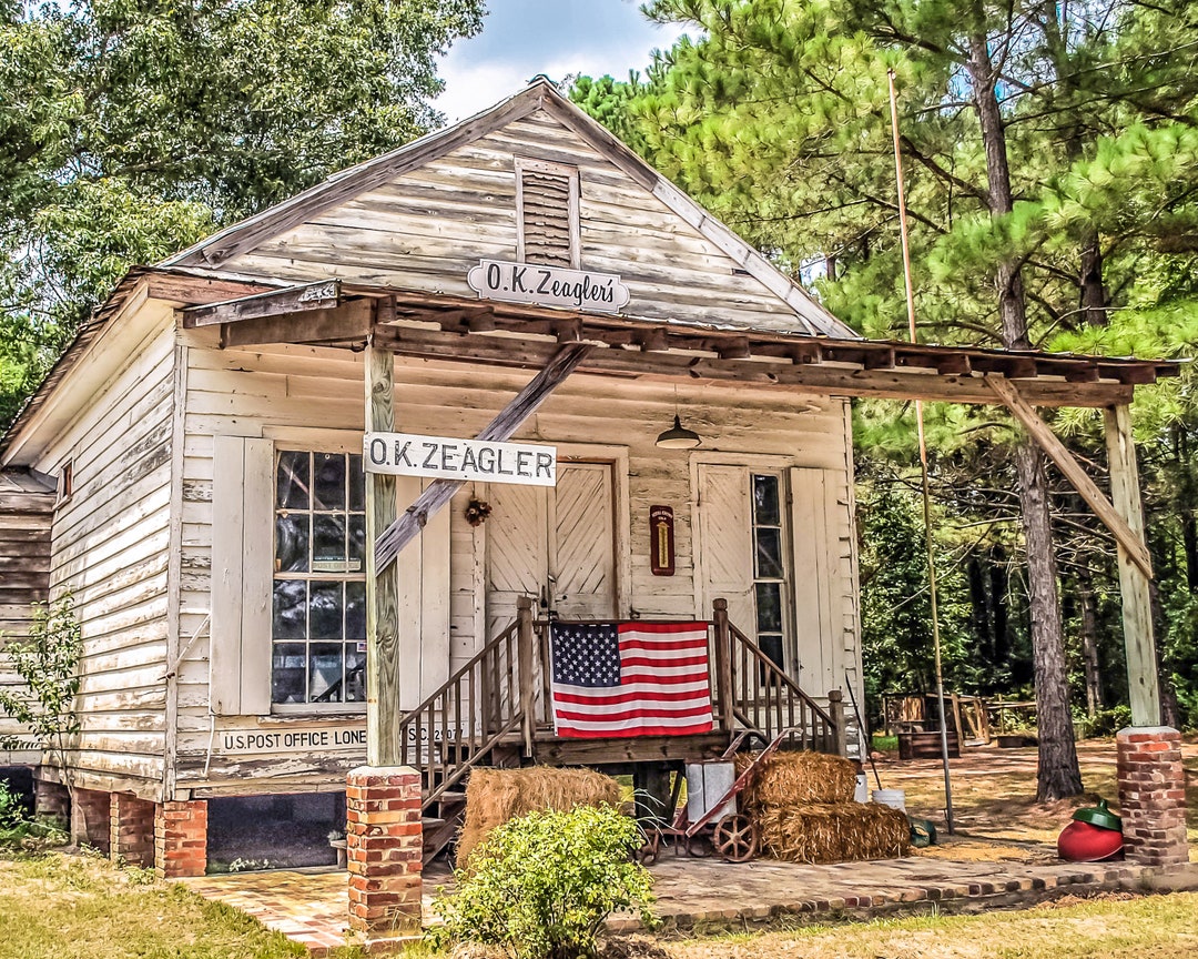 Photography Art Old Country Post Office Color Print - Etsy