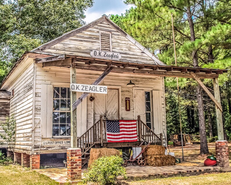 Photography Art Old Country Post Office Color Print - Etsy