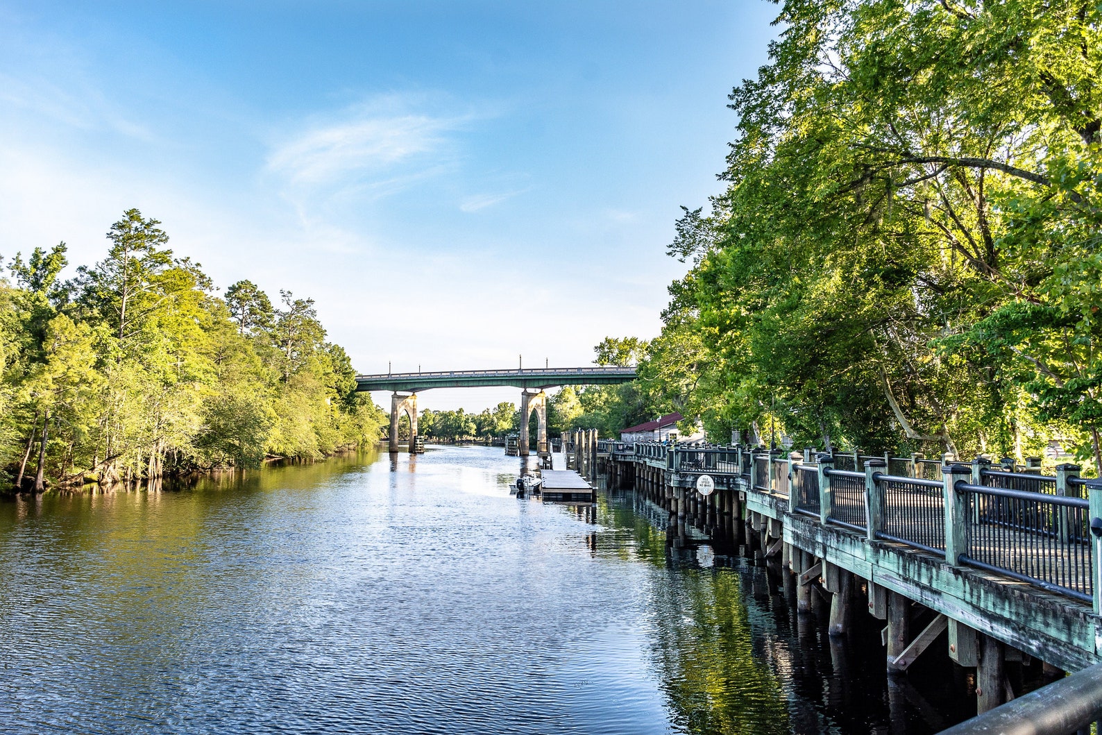 Photo Art Sunny Day Conway SC Riverwalk Color Print - Etsy