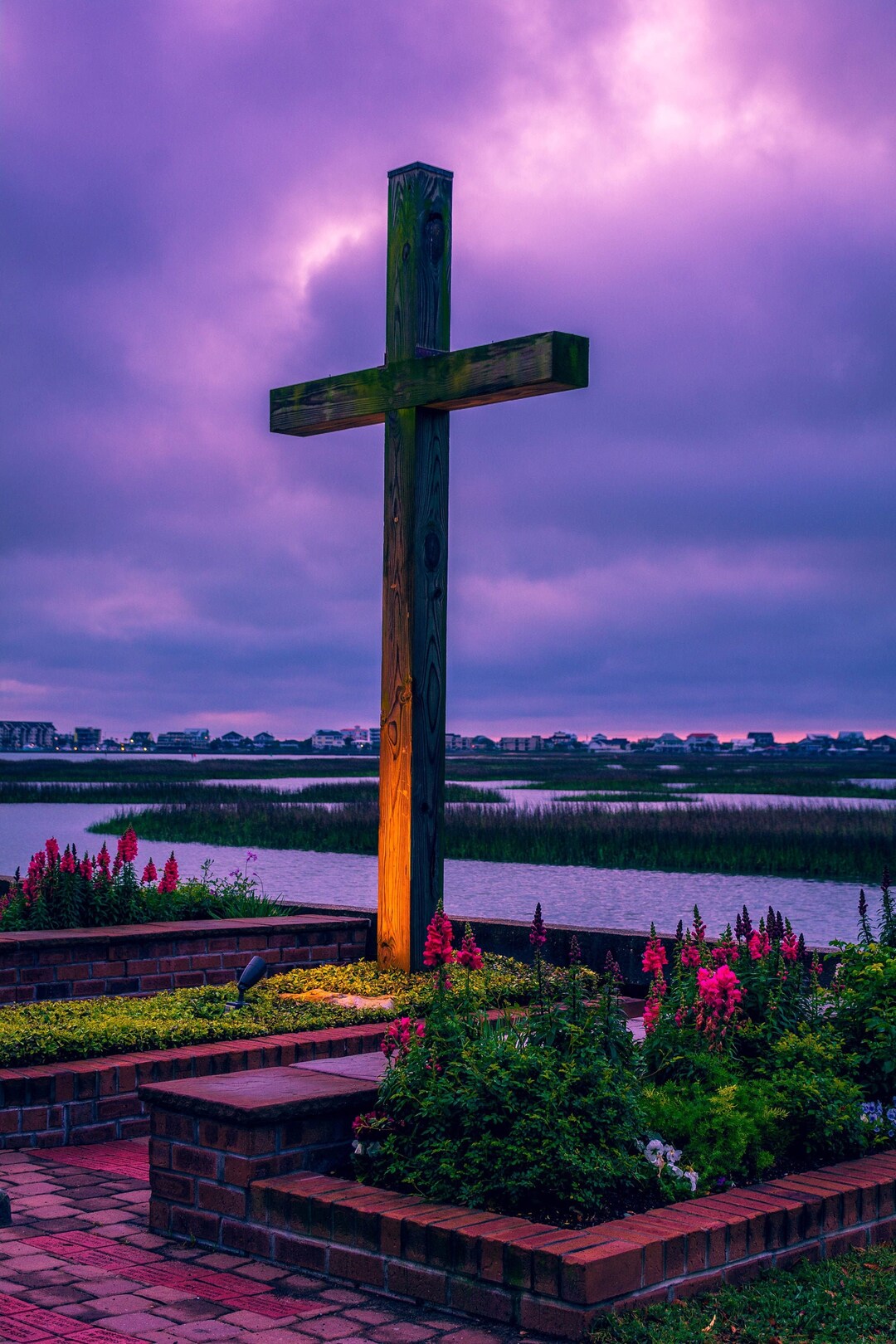Photo Art Murrells Inlet UMC Belin Cross Photo Art Print - Etsy