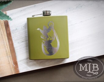 Hunting flask | Etsy