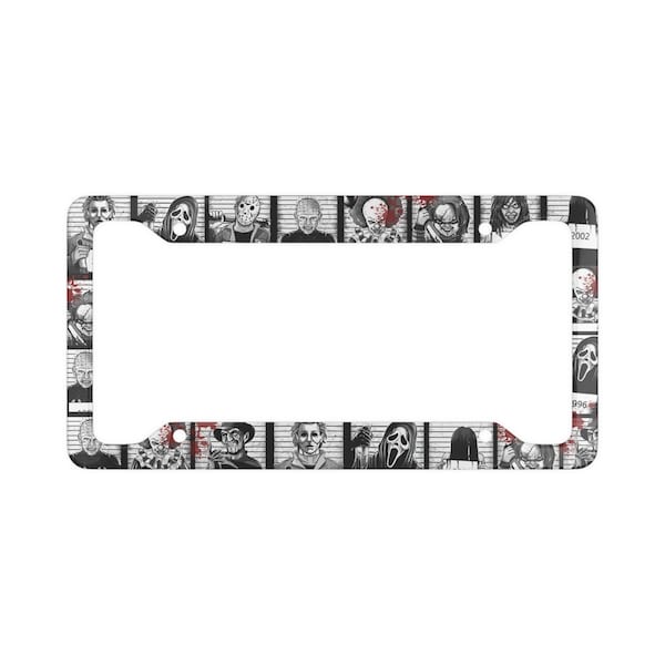 Horror License Plate Frame - Etsy