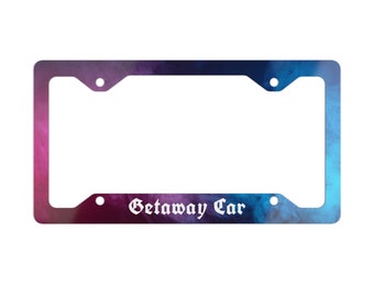 Y2k Style License Plate Frame With Hot Girls Hit Curbs Aesthetic Car ...
