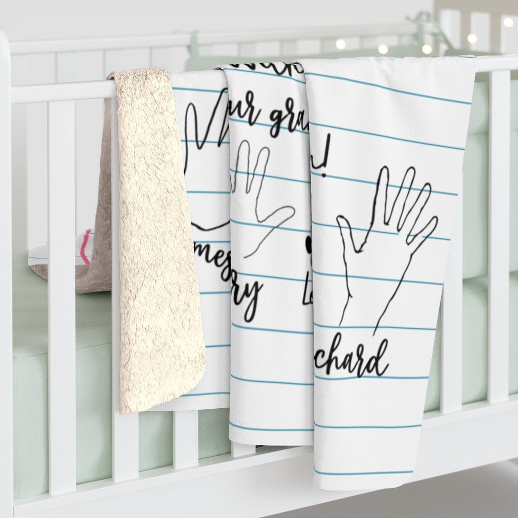 Love Letter Blanket Handwriting Blanket Custom Blanket | Etsy