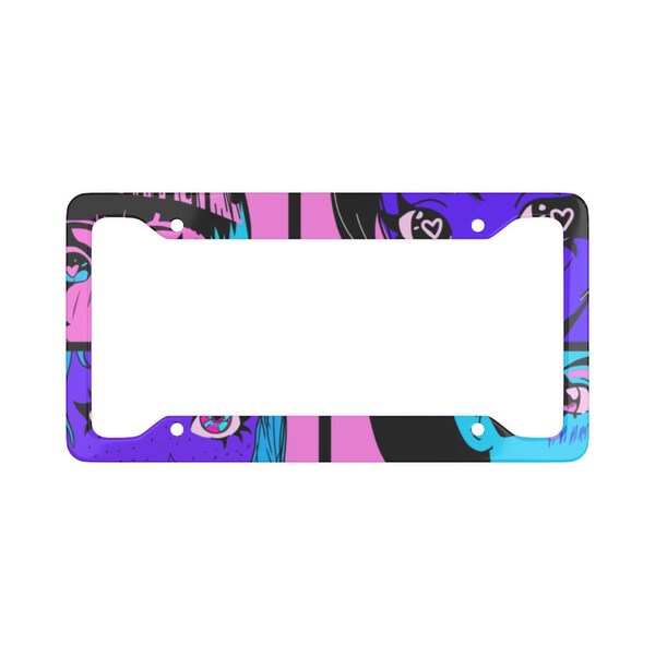 Anime License Plate Frame - Etsy