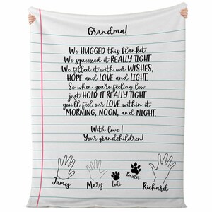 Love Letter Blanket Handwriting Blanket Custom Blanket Personalized ...